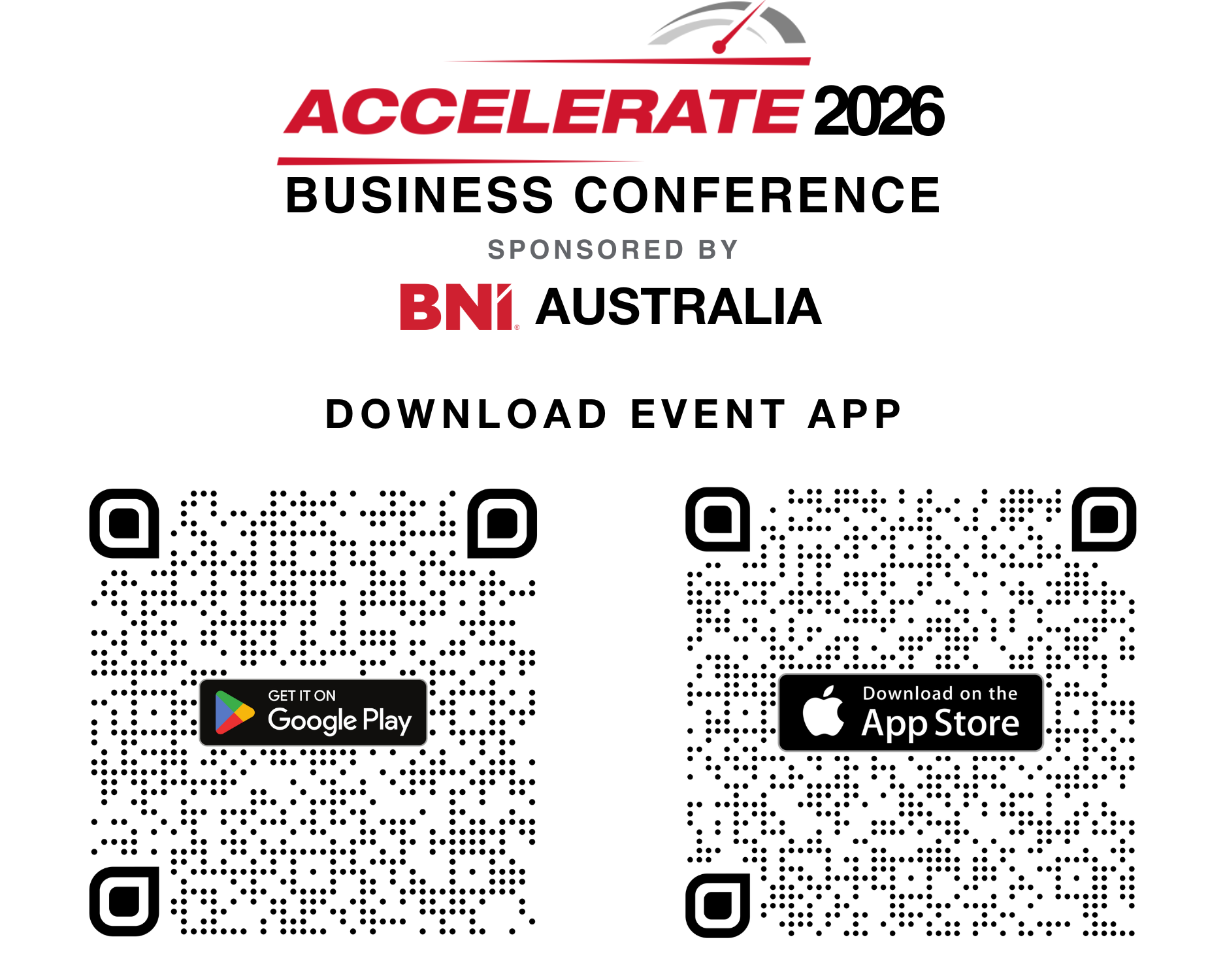 Accelerate 2026 Business Conference Sponsored By BNI Australia